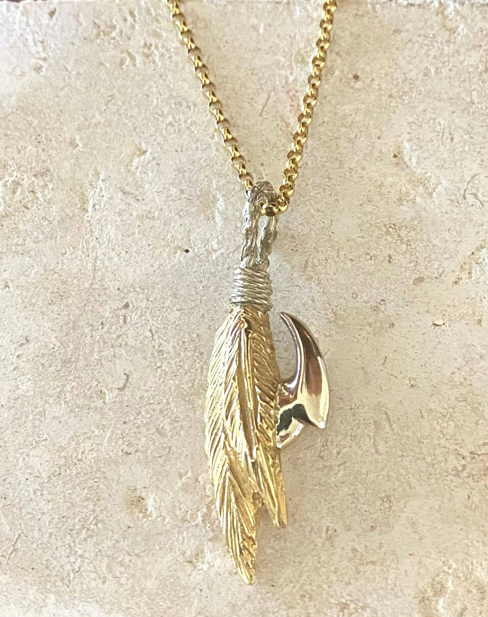 Fly Pendant 14K Yellow / White Gold – IGFA Store