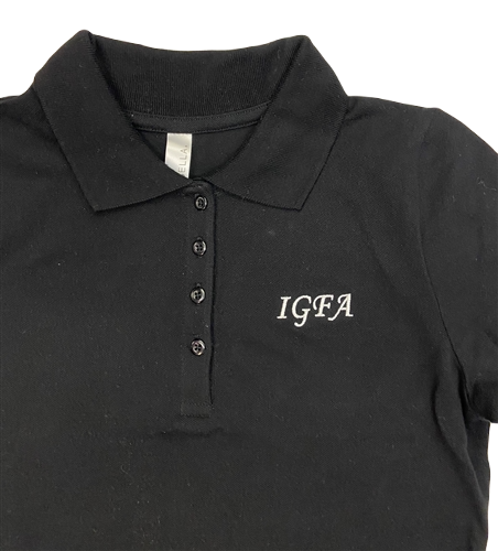 Ladies Bella Polo (Black) – IGFA Store